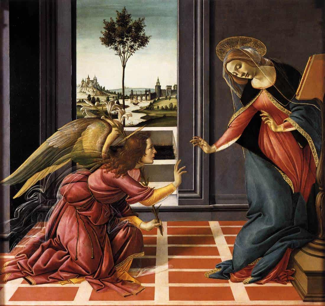 The Annunciation: Praying with Botticelli’s Mary | One-Minute Homily ...